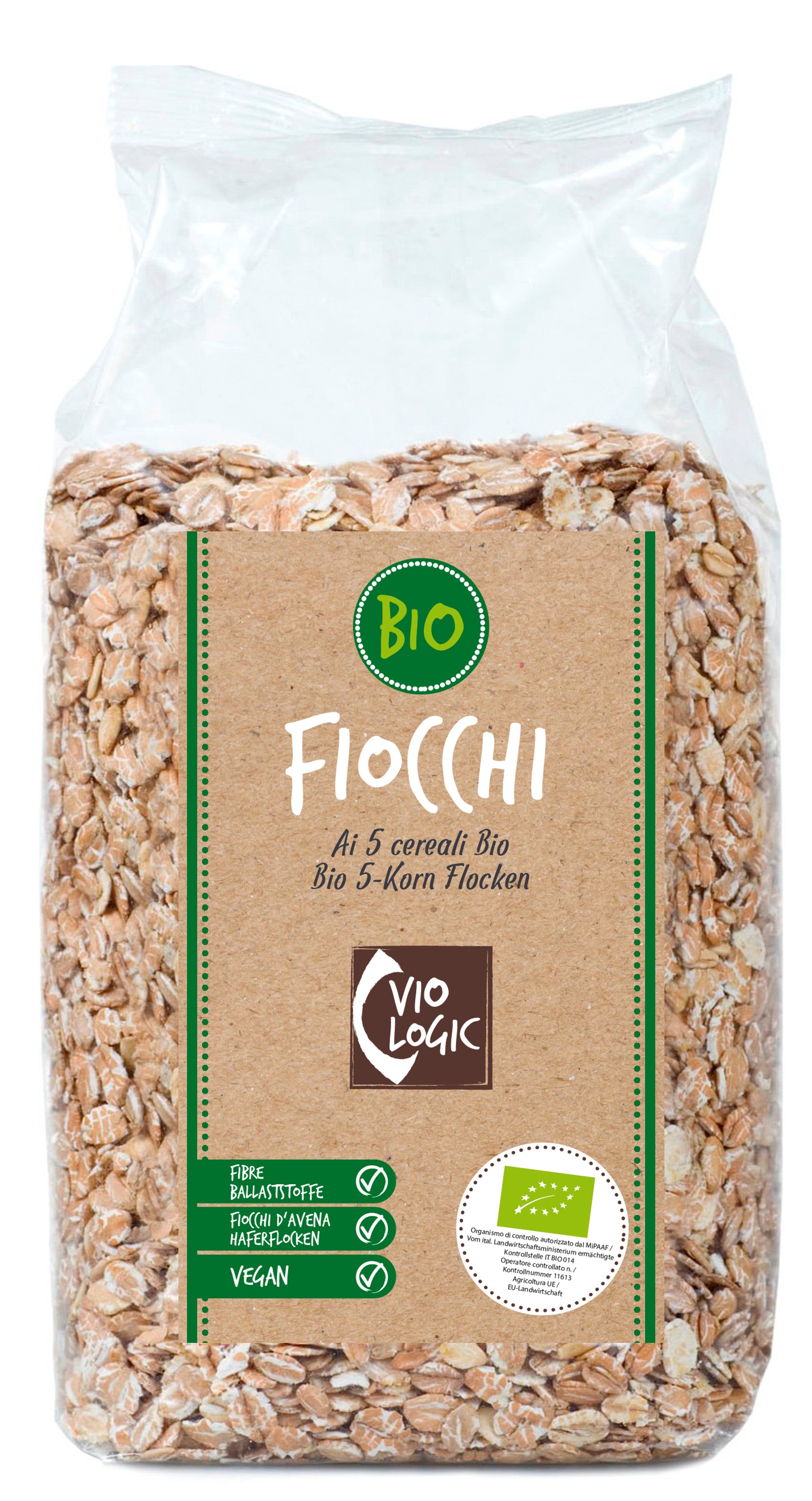 Bio 5-Korn Flocken 500g | 4442